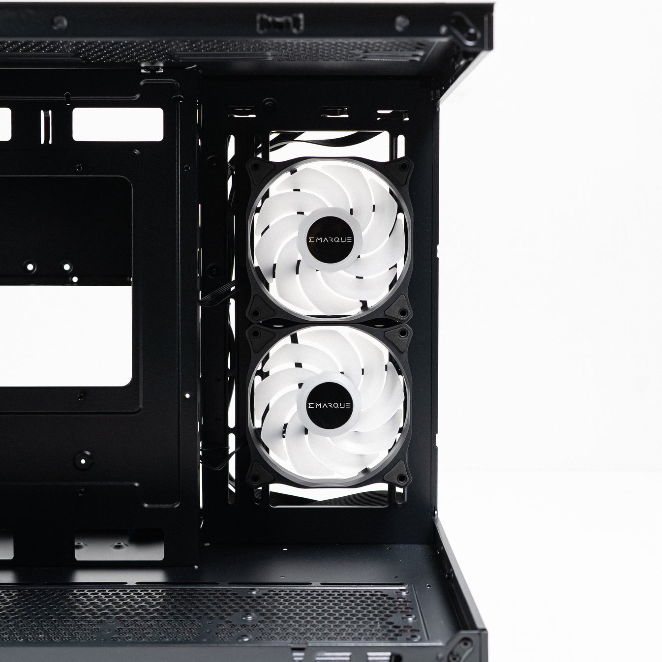 EMARQUE VANTA - Dual-Chamber Compact ARGB PC Case – EMARQUE PC Malaysia